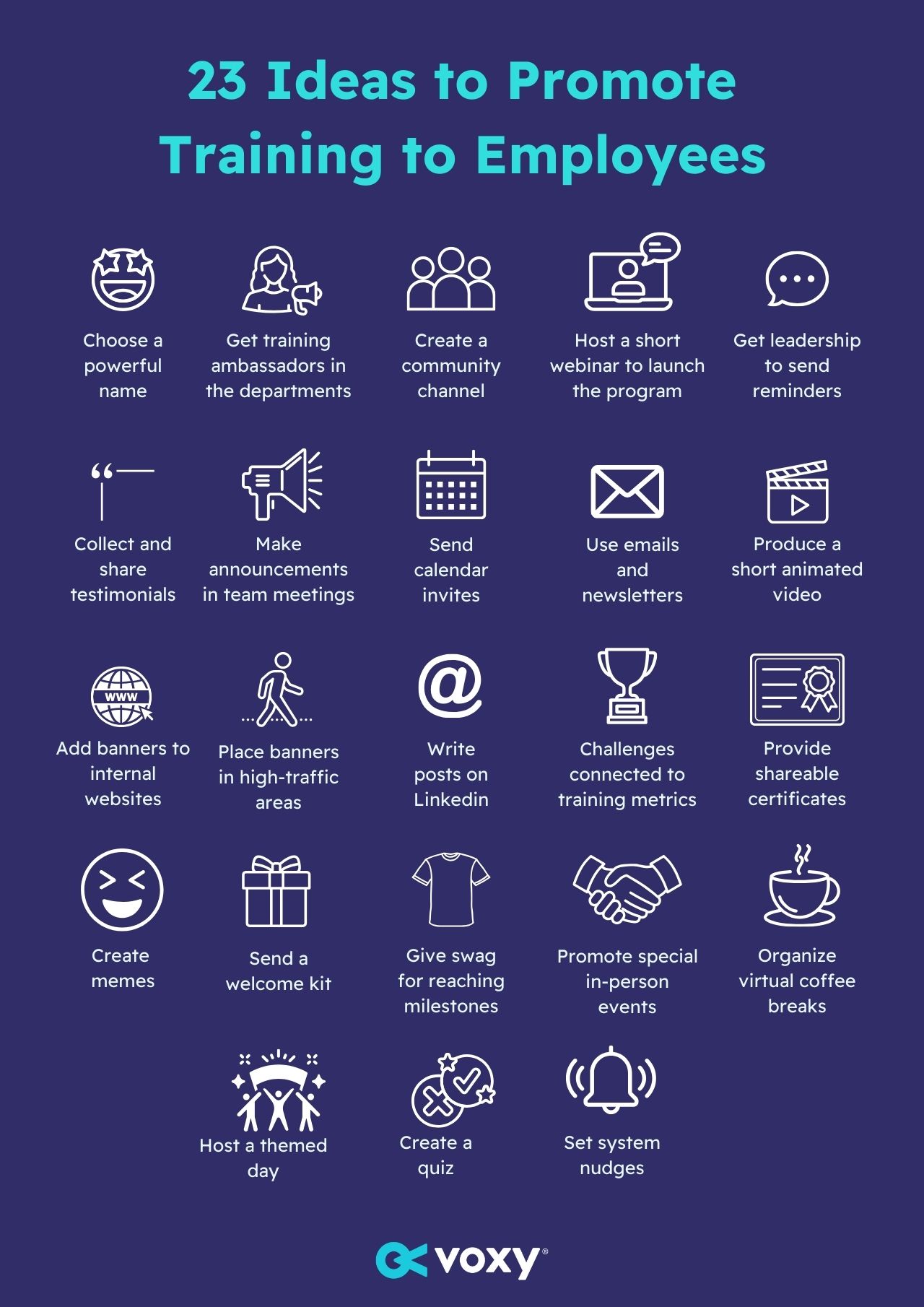 23 Ideas to Promote Training Courses to Employees